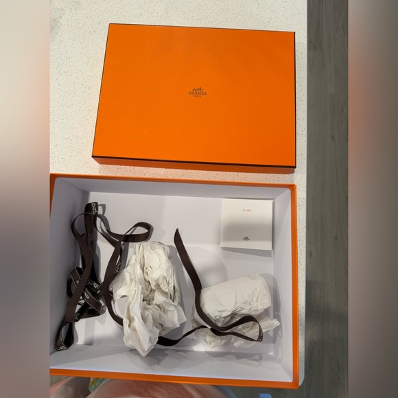 Hermes | Accessories | Authentic Hermes Box With Ribbon | Poshmark
